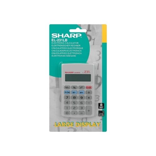 Sharp EL231 Hand Held Calculator – ArrowStatOnline