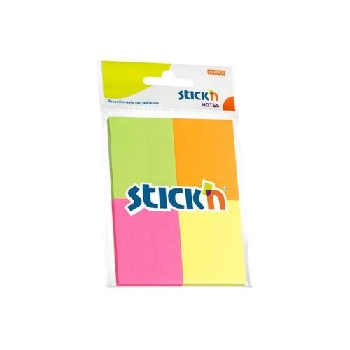 Adhesive Notes 38mm x 50mm Neon Pkt4 – ArrowStatOnline