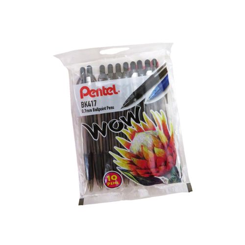 Pentel -Wow retractable ball point pen pkt 10 – ArrowStatOnline Pentel -Wow retractable ball point pen pkt 10 – ArrowStatOnline