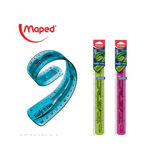 Maped twist & Flex 30cm Ruler – ArrowStatOnline